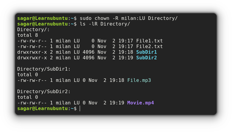 How To Change File Ownership In Ubuntu