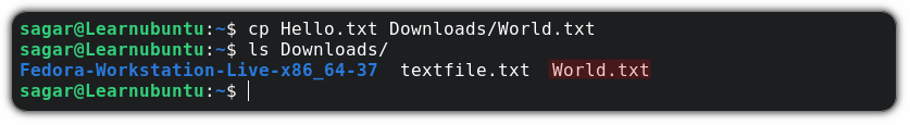 How To Copy Files In Ubuntu Command Line