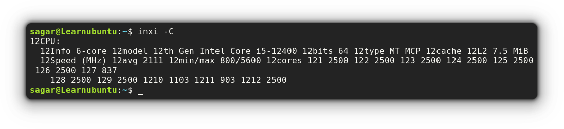 How to Get CPU Info in Ubuntu