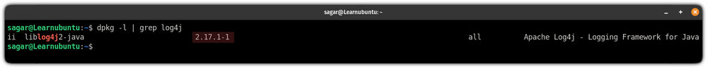 How to Check the Log4j Version in Ubuntu Command Line