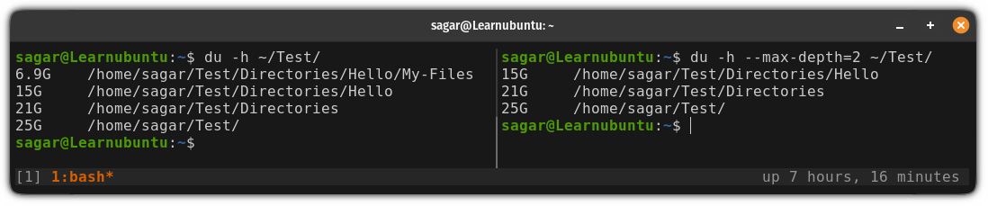 Using du Command in Ubuntu to Get Directory Size