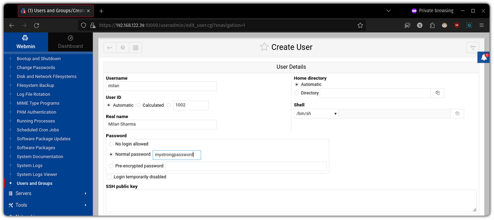 Install And Use Webmin On Ubuntu