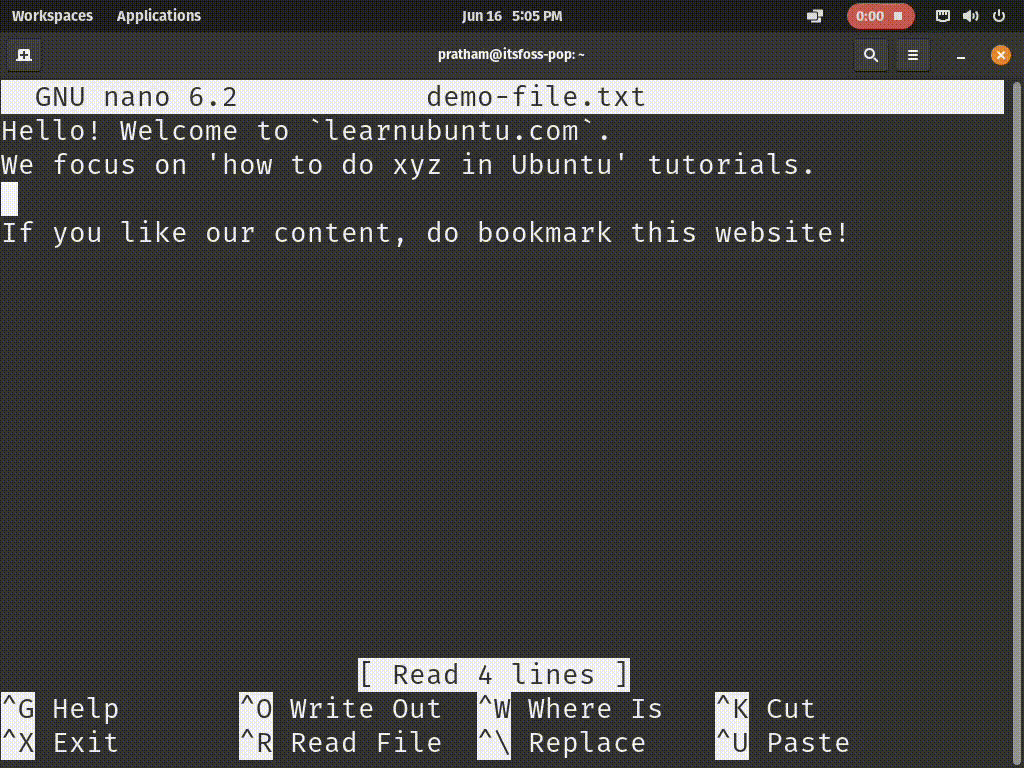 How to Edit Files in Ubuntu Command Line