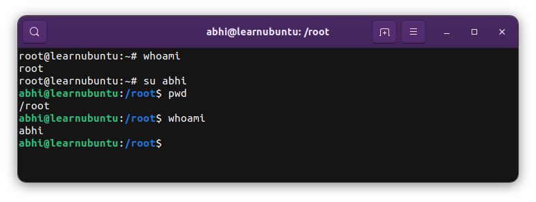 How To Change User In Ubuntu Command Line