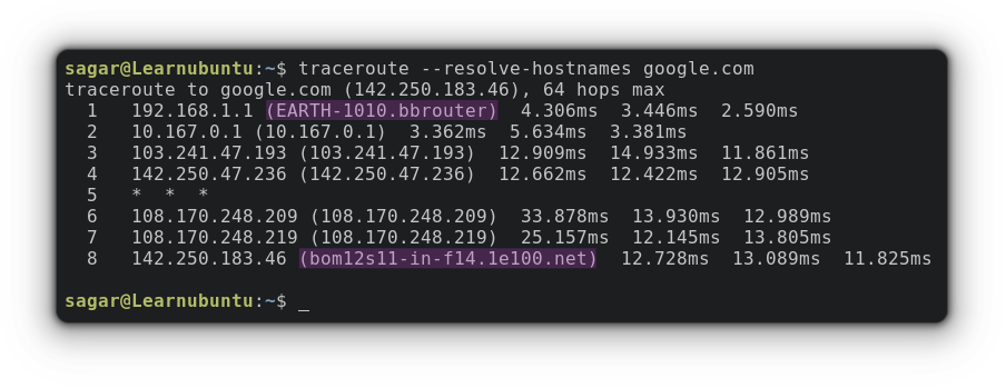How To Install And Use Traceroute On Ubuntu