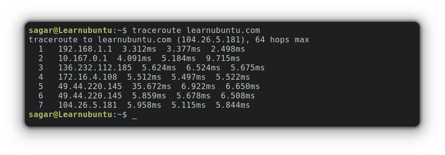 How to Install and Use Traceroute on Ubuntu