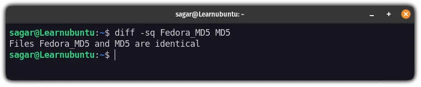 Perform a Checksum in the Ubuntu Command Line Perform a Checksum in the Ubuntu Command Line