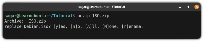 Unzip Files in Ubuntu Command Line