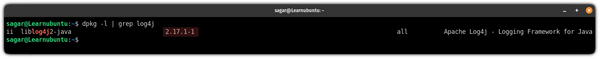 How to Check the Log4j Version in Ubuntu Command Line