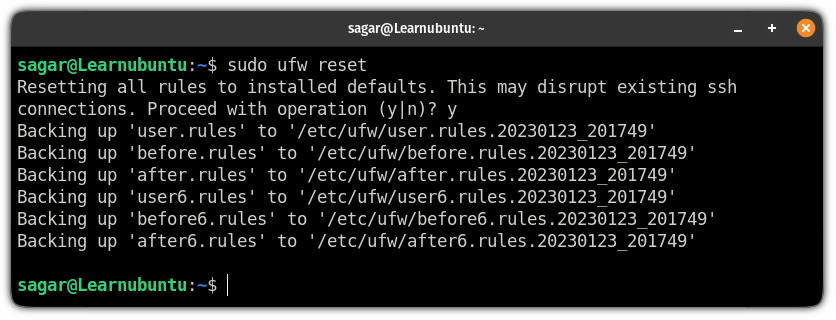 Using UFW Firewall Commands in Ubuntu