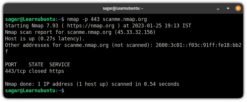 Install nmap on Ubuntu