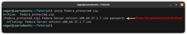 Unzip Files in Ubuntu Command Line