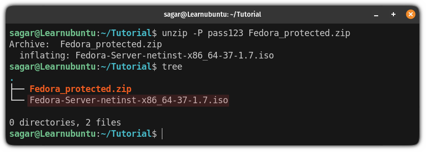 Unzip Files in Ubuntu Command Line