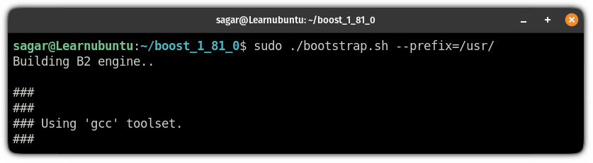 Install Boost on Ubuntu