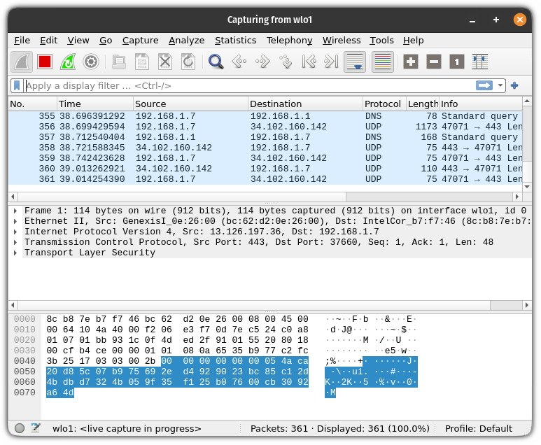 Install Wireshark on Ubuntu