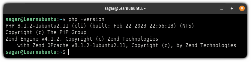Install PHP on Ubuntu
