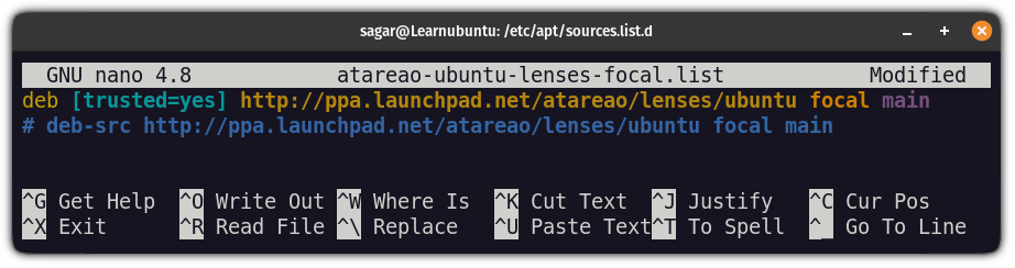Fix “Updating from such a repository can’t be done securely”