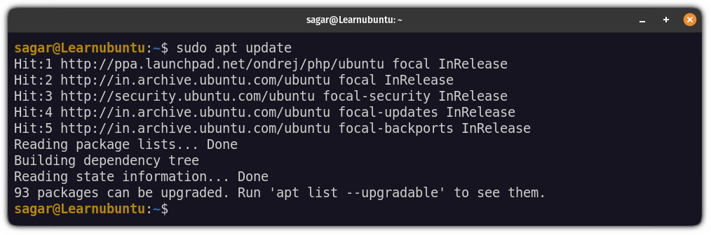 Fix “Updating from such a repository can’t be done securely”
