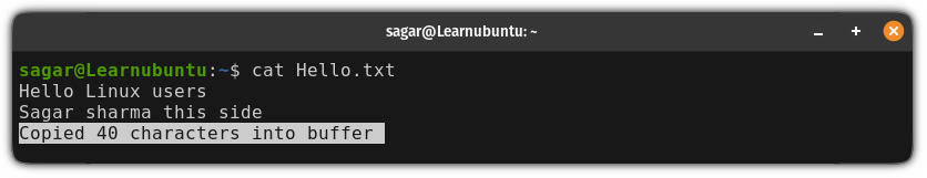 Copy Paste in Ubuntu Terminal