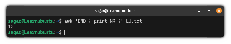 Count Lines in a File in Ubuntu Command Line