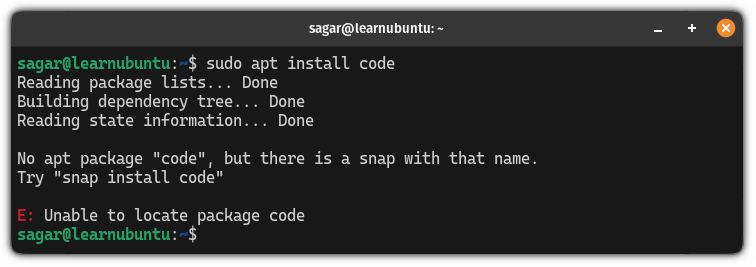 Fixing Unable to Locate Package Error in Ubuntu