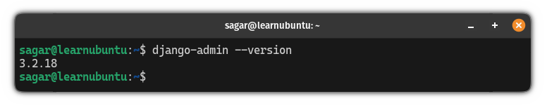 Install django in Ubuntu [Using apt and pip]
