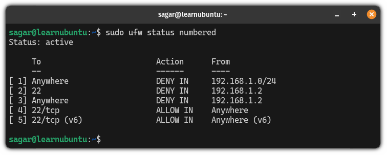 How to Block and Unblock IP Address Using UFW in Ubuntu