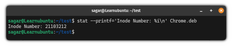 Using Stat Command in Ubuntu