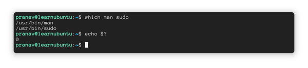 Using Which Command in Ubuntu