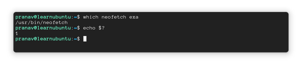 Using Which Command in Ubuntu