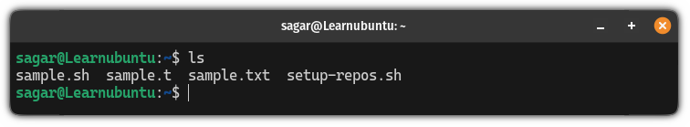 List Files With ls Command in Ubuntu
