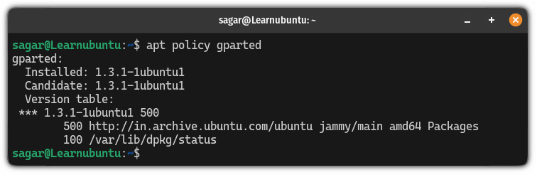 Install and Use gParted on Ubuntu