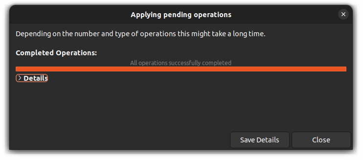 Install and Use gParted on Ubuntu
