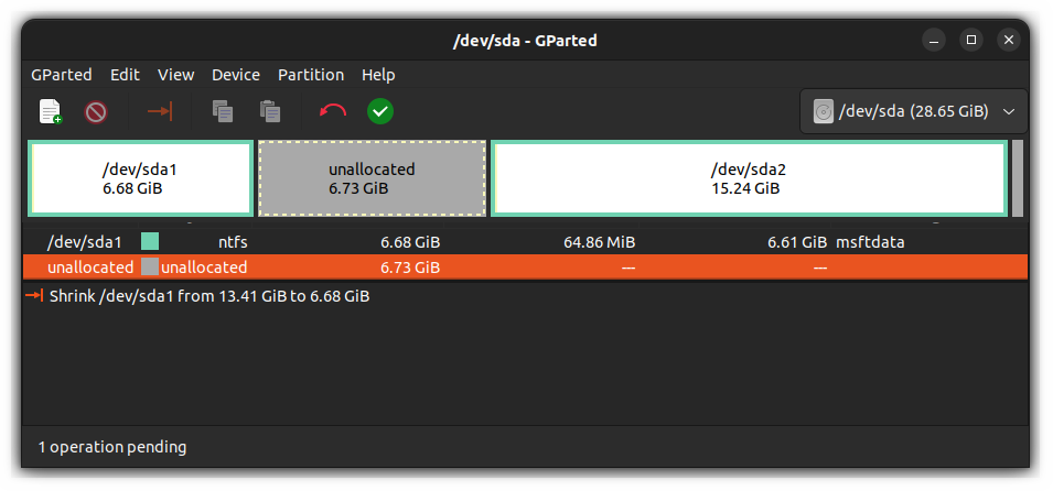 Install and Use gParted on Ubuntu